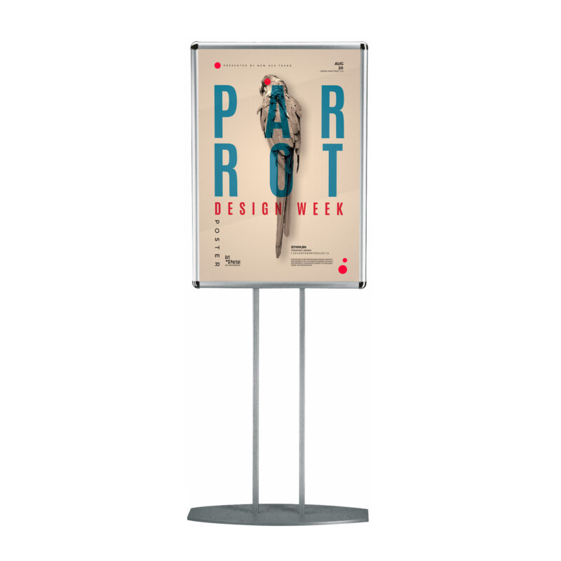 Info Poster Stand - Ores Display